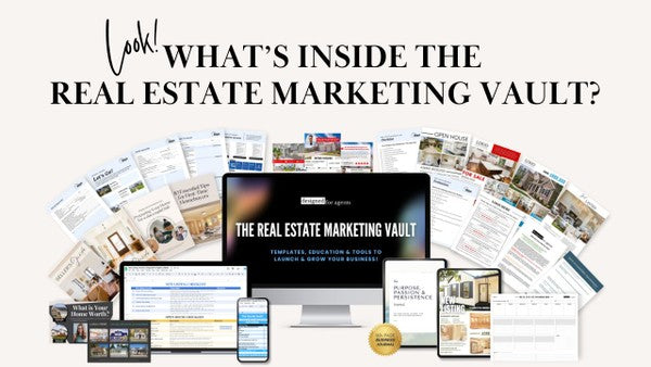 What Is Inside The Real Estate Marketing Vault? – Designed For Agents, LLC.